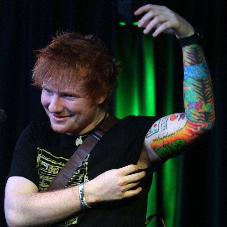The Fascinating Story Behind Ed Sheeran's Tattoos - Tattooed Images
