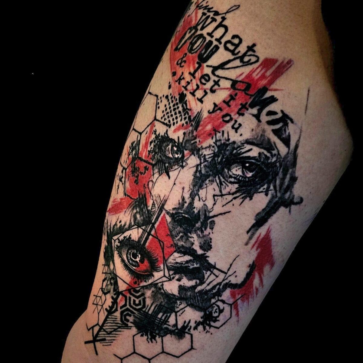 Exploring the Bold World of Trash Polka Tattoos - Tattooed Images